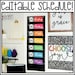 Editable Classroom Schedule: Bright Elementary Decor (digital Download ...