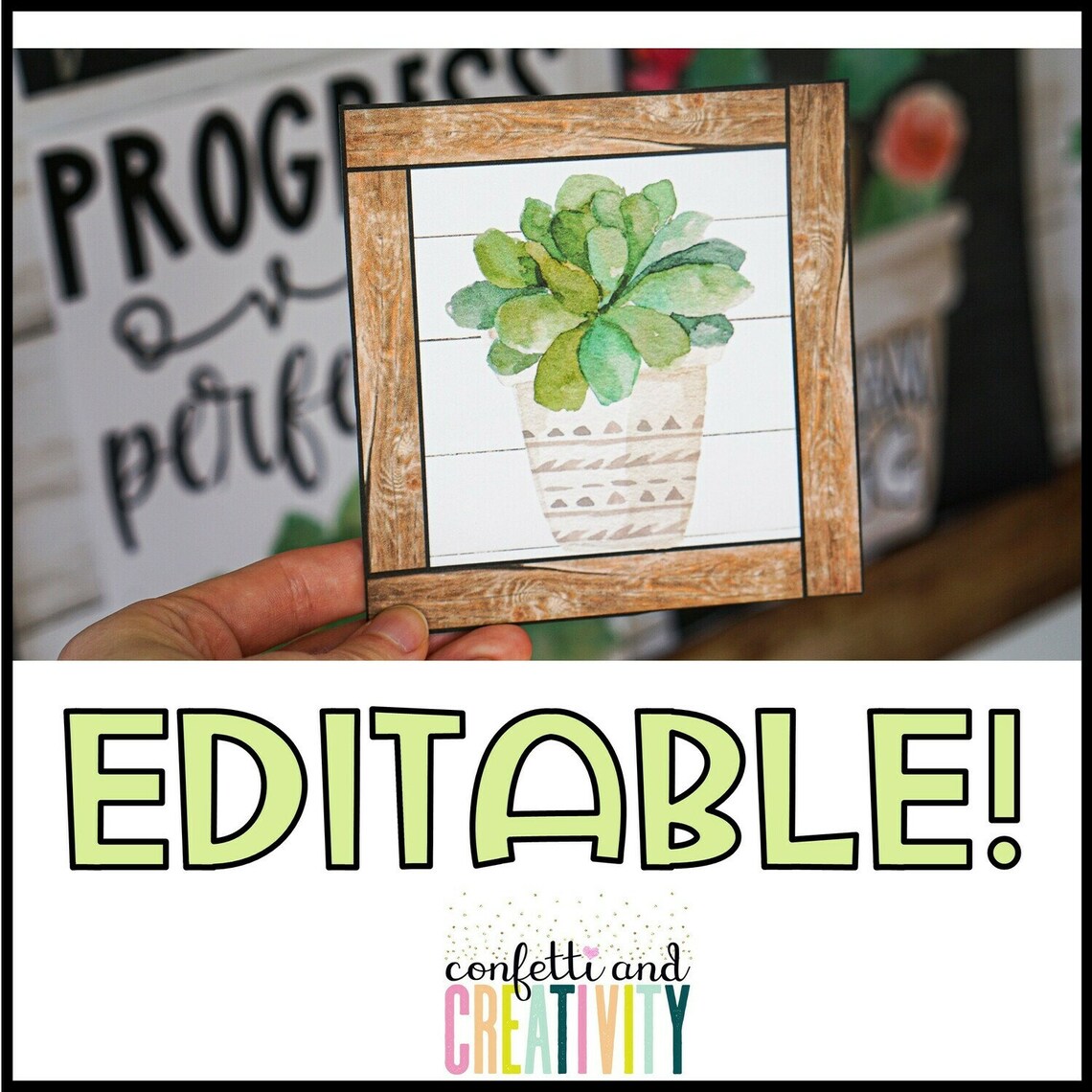 Editable Classroom Labels Plant Classroom Labels Plant - Etsy