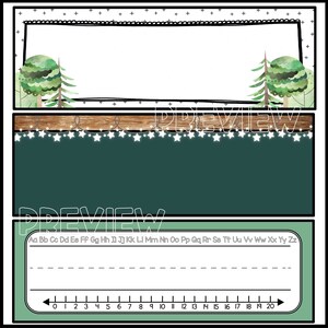 Nature Student Desk Plates | Student Name Tags | Desk Name Plates for ...