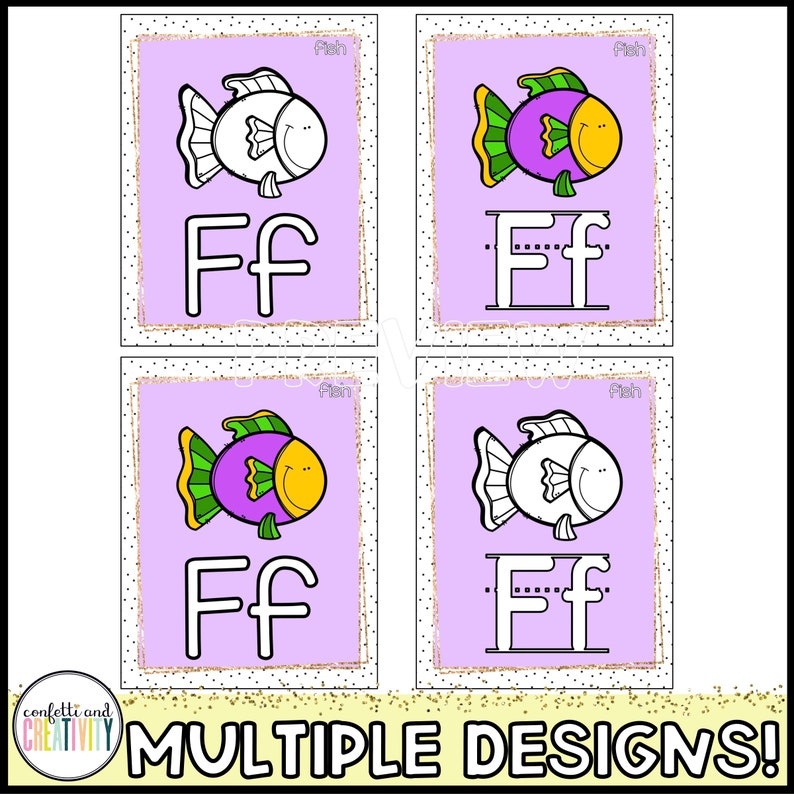 Pastel Picture Alphabet Posters: Colorful Classroom Decor (digital ...
