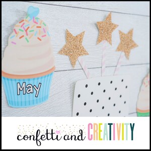Pastel Classroom Birthday Board: Bulletin Board Display (digital ...