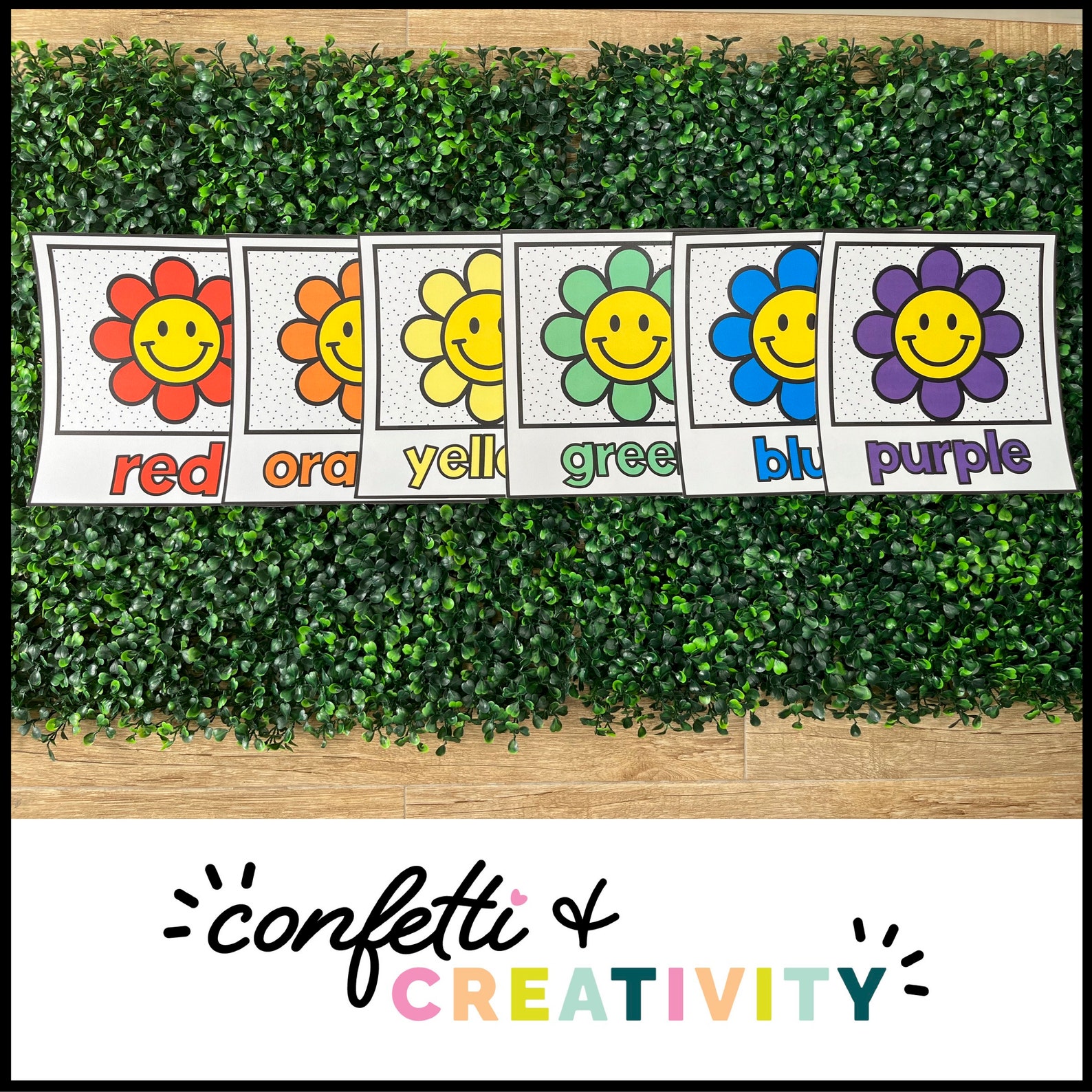 Retro Color Posters for the Classroom Primary Classroom - Etsy