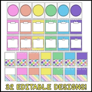 Bright Binder Covers & Spines | Editable Classroom Binder Covers ...