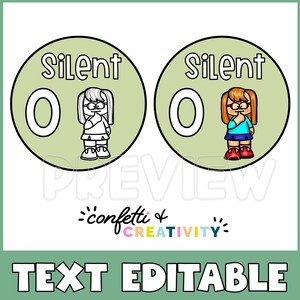 Nature Classroom Voice Levels Display | Editable Voice Levels Chart ...