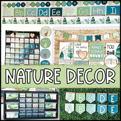 Forest Classroom Decor Bundle - Etsy