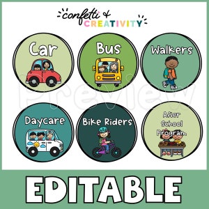 PRINTABLE How We Go Home Dismissal Chart Template | How We Go Home ...