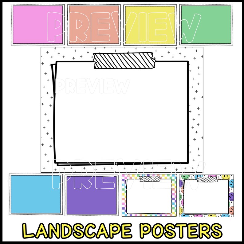 Editable Classroom Posters Bright Classroom Decor - Etsy