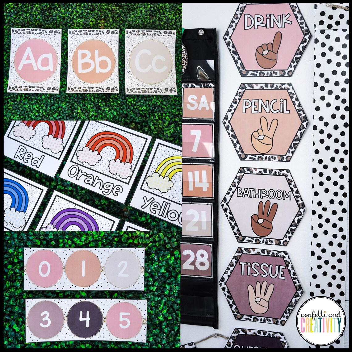 BOHO NEUTRALS Classroom Decor Boho Neutral Classroom Decor - Etsy