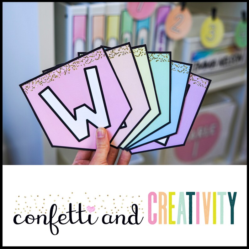 Editable Classroom Welcome Banner Pastel Classroom Decor - Etsy