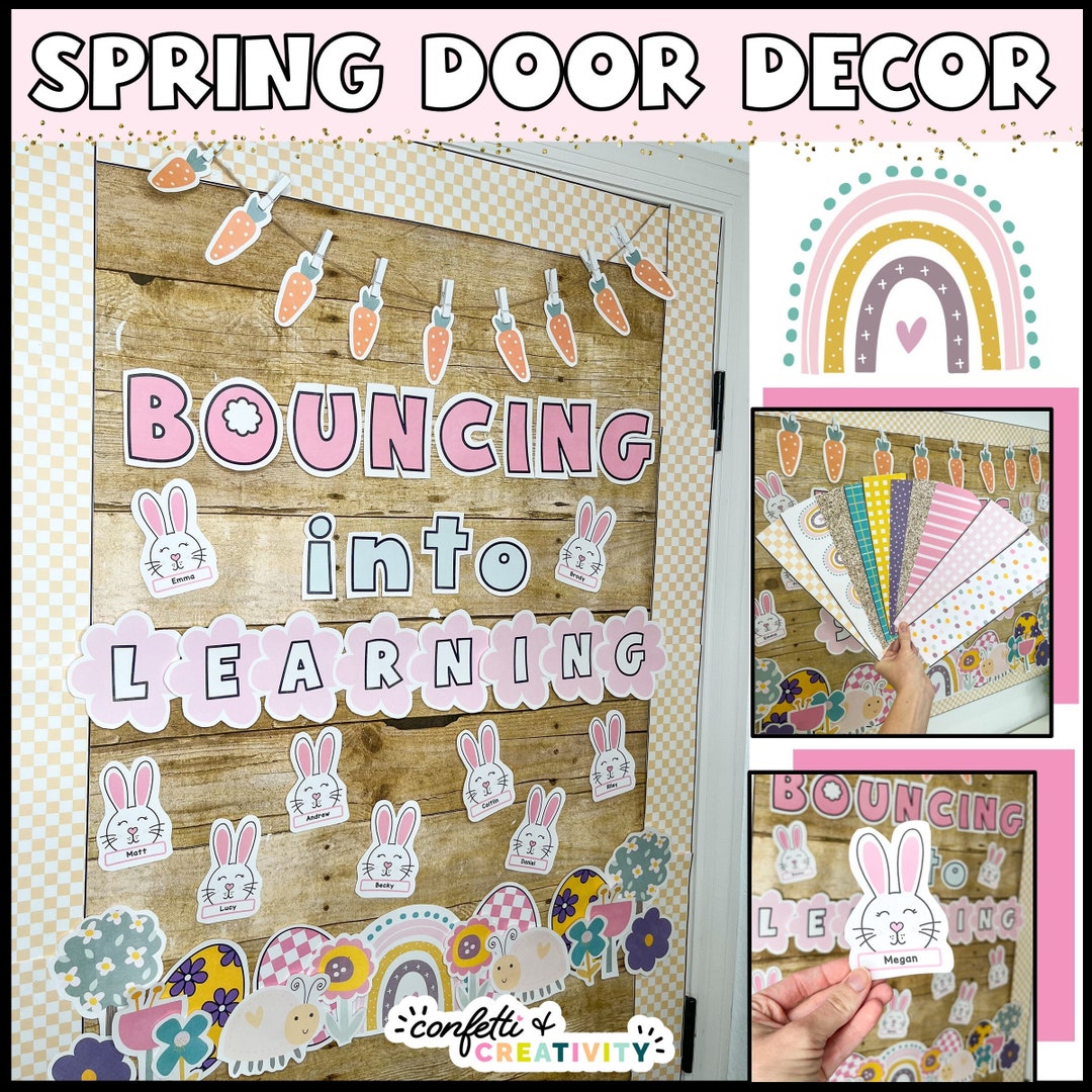 Spring Classroom Door Decor Kit | Spring Classroom Decor | March ...
