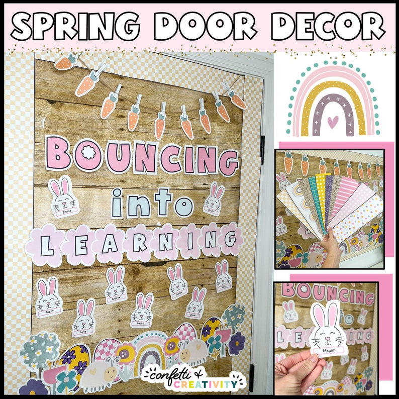 Spring Classroom Door Decor Kit: Writing Activity (digital Download) - Etsy