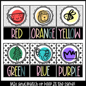 Bold Brights Color Posters for the Classroom | Primary Classroom Decor ...