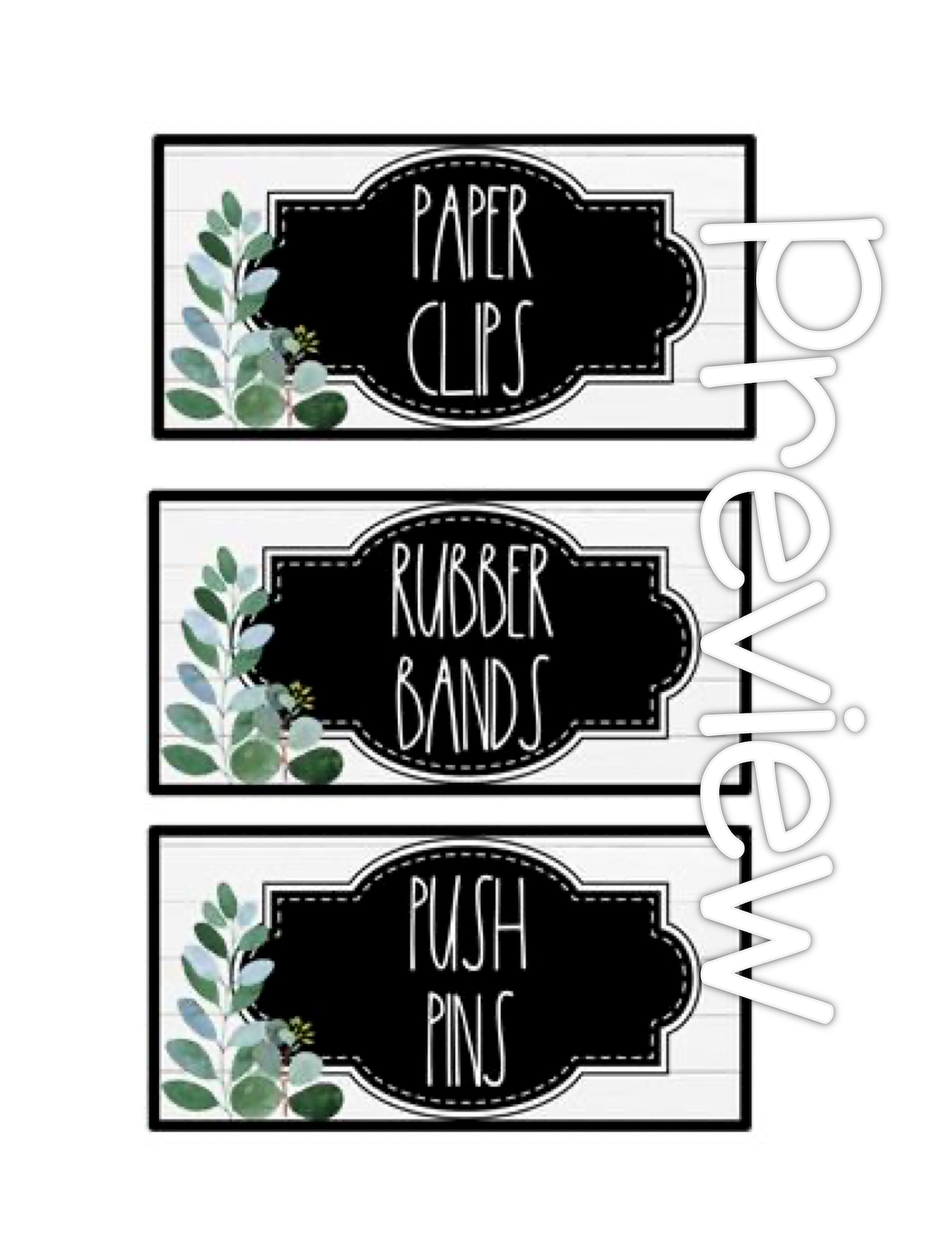 Farmhouse Teacher Toolbox Labels: Editable Classroom Decor (digital ...