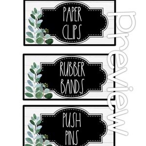 Farmhouse Teacher Toolbox Labels: Editable Classroom Decor (digital ...