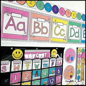 Bright Alphabet Posters for the Classroom | Classroom Decor | Bright ...