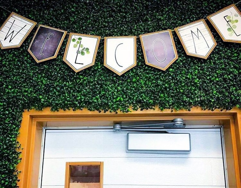 Editable Classroom Welcome Banner Modern Farmhouse Classroom - Etsy
