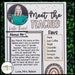 Editable Meet the Teacher Template Boho Neutral Classroom Decor Meet ...