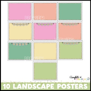 Editable Classroom Posters | Retro Classroom Decor | Elementary ...