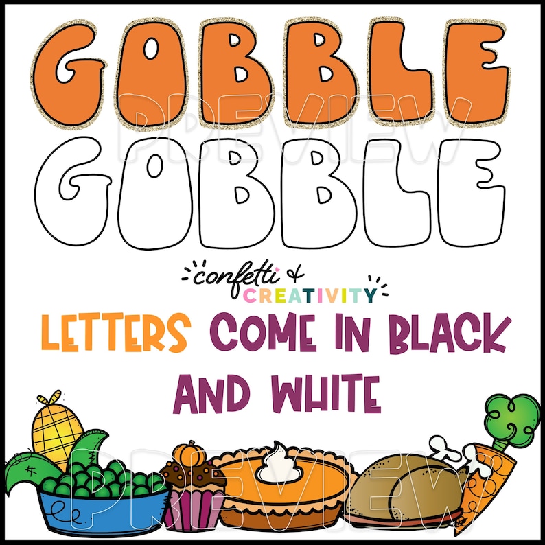Thanksgiving Gobble Squad Bulletin Board Kit: November Classroom Decor ...