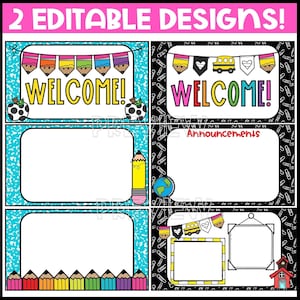 Back to School Classroom Slides Template: Teacher Google Slides ...