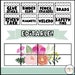 Floral Farmhouse Teacher Toolbox Editable Labels Farmhouse Classroom ...