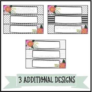 10 Drawer Cart Labels for the Classroom | Floral Farmhouse Classroom ...