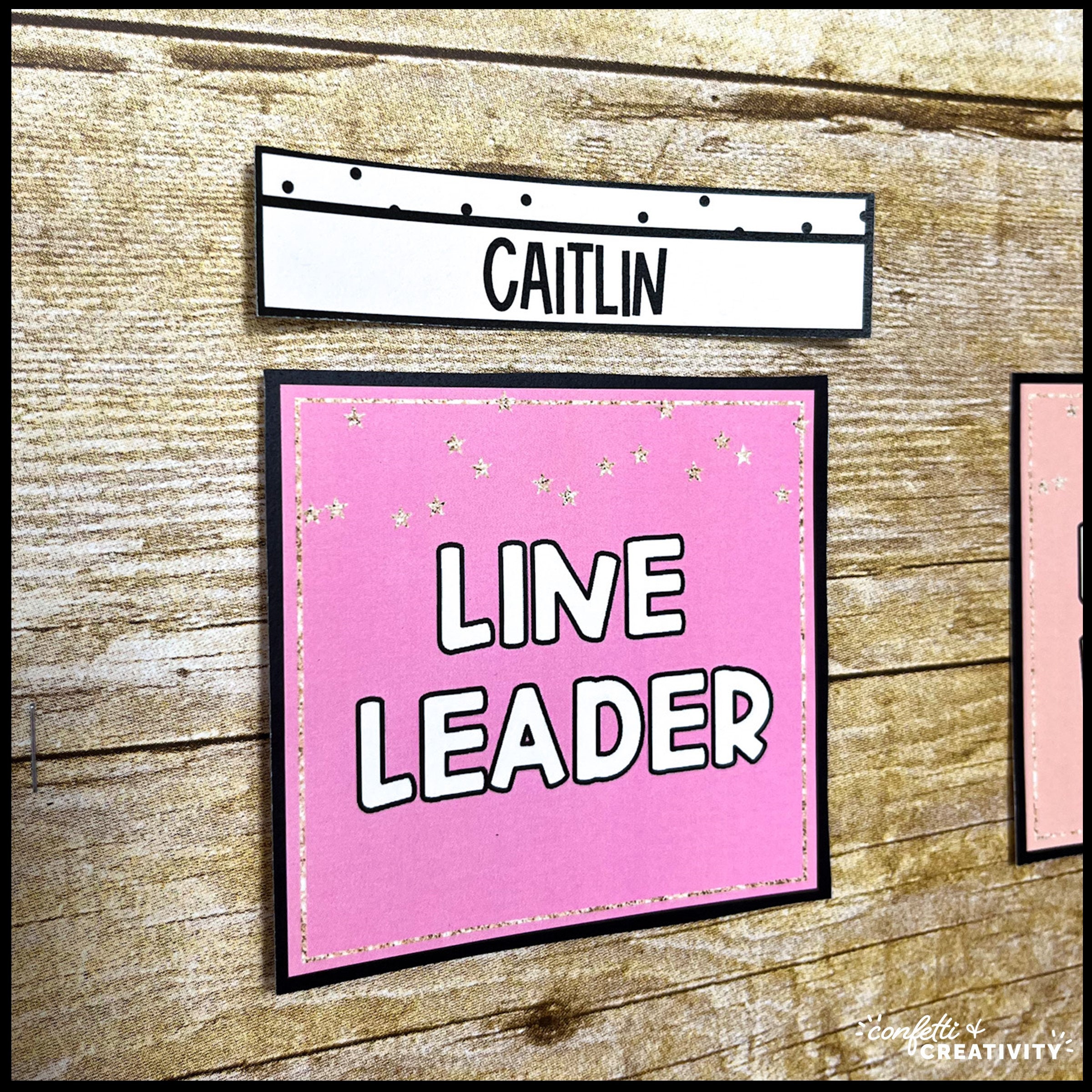 Line Leader Sign