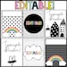 Editable Classroom Binder Covers and Spines: Elementary Classroom Decor ...
