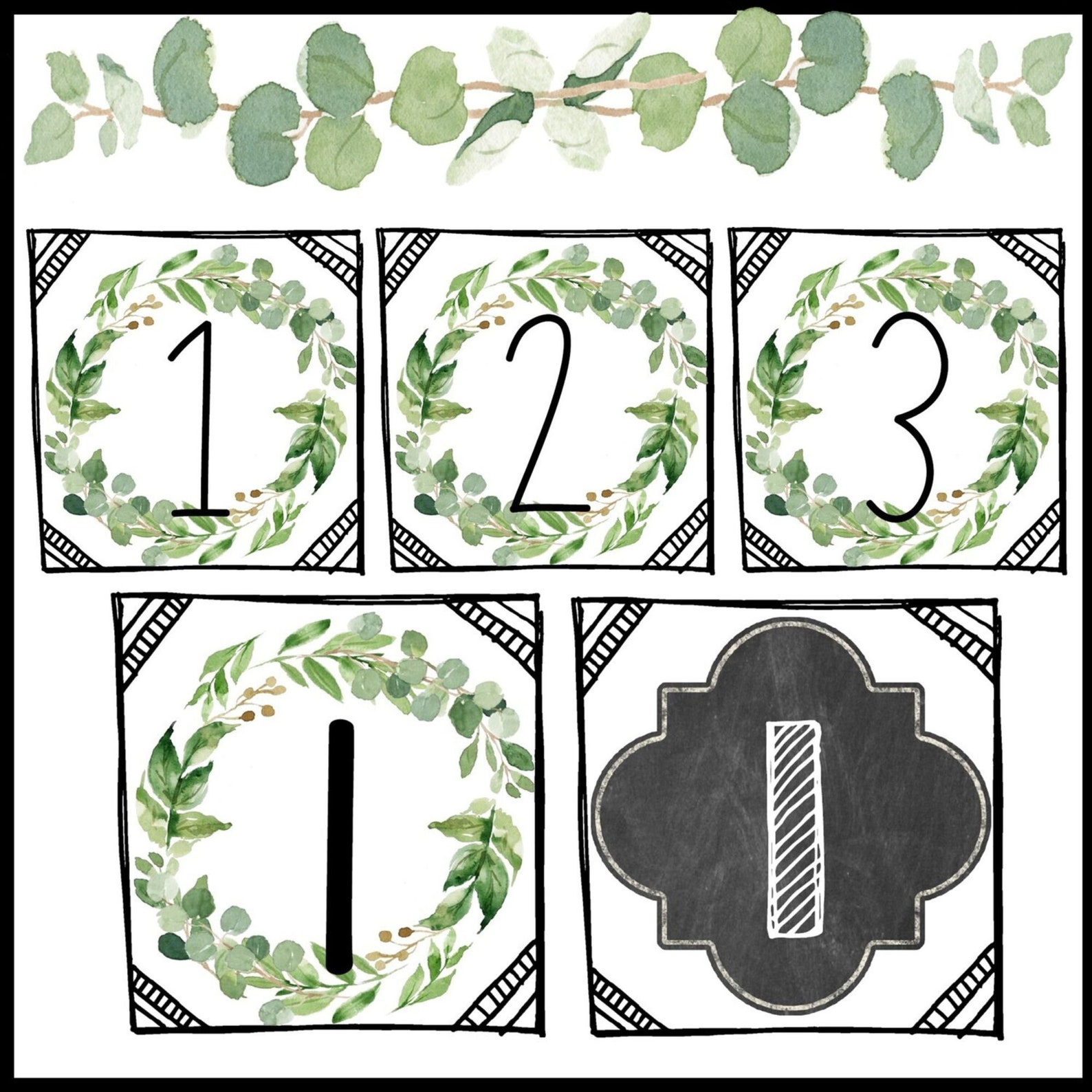 Modern Farmhouse Classroom Calendar Pack Pocket Chart - Etsy