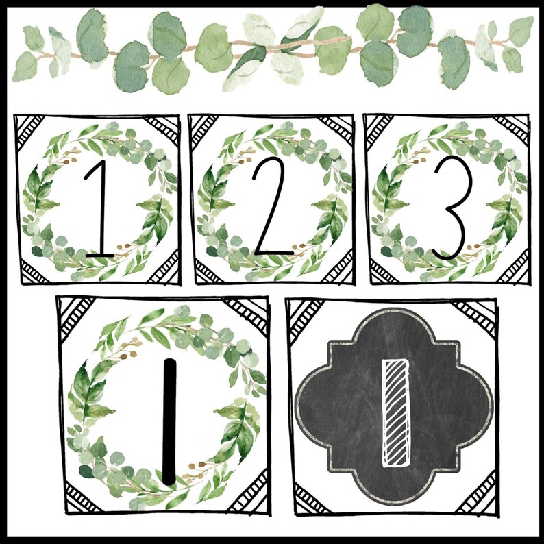 Modern Farmhouse Classroom Calendar Pack Pocket Chart - Etsy