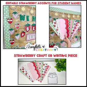 SUMMER Bulletin Board | Strawberry Summer Bulletin Board | Bulletin ...