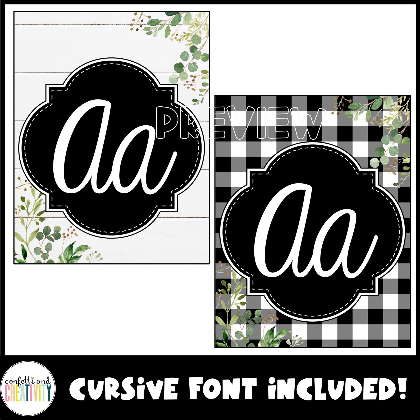Farmhouse Alphabet Posters for the Classroom Farmhouse - Etsy
