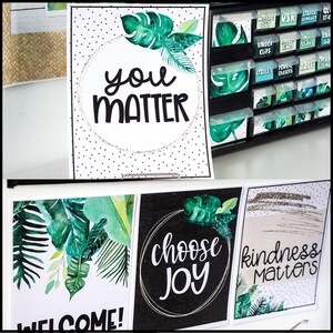 Tropical Classroom Quote Posters | Classroom Quotes | Tropical ...
