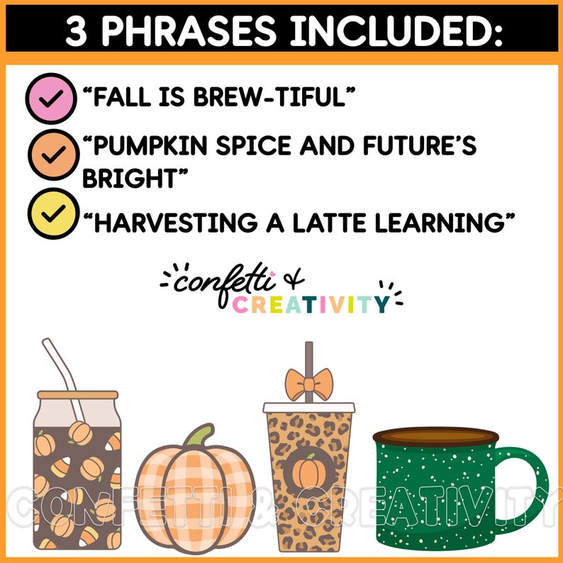 Fall Coffee Bulletin Board Kit: Coffee Classroom Decor (digital ...