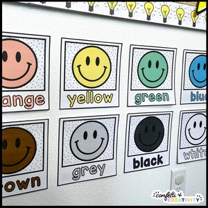 Color Posters for the Classroom | Primary Classroom Decor | Bright ...