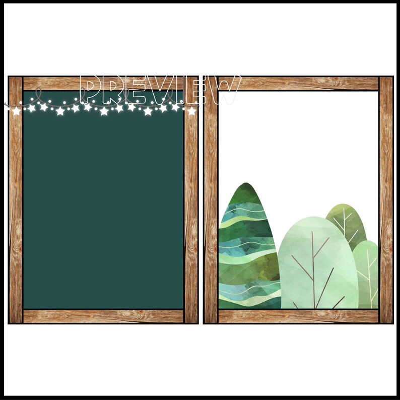 Editable Classroom Posters Nature Classroom Decor - Etsy