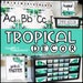 Editable Classroom Posters Tropical Classroom Decor - Etsy