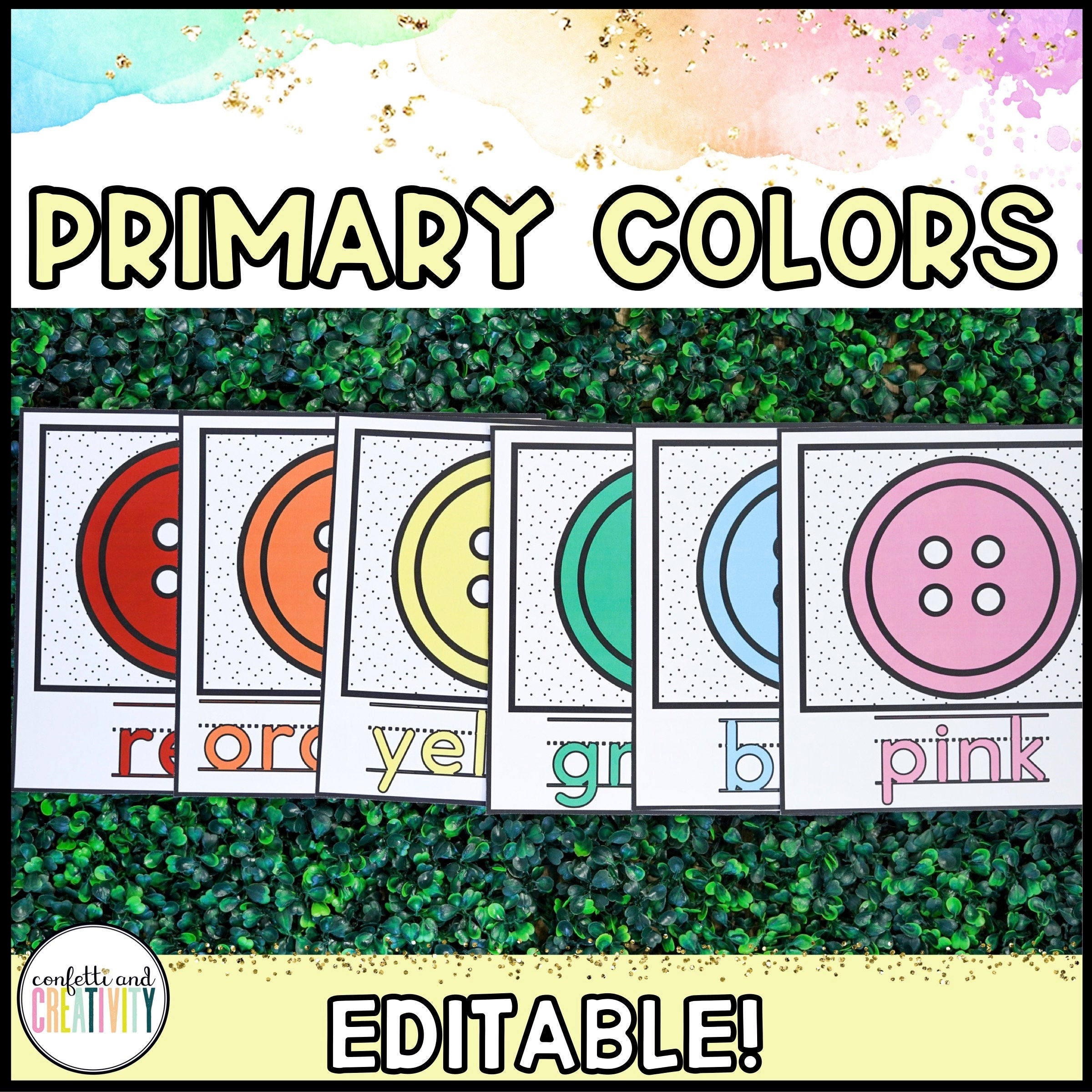 Pastel Color Posters for the Classroom Primary Classroom - Etsy