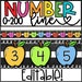 Colorful Classroom Number Line 0-200: Elementary Decor (digital ...