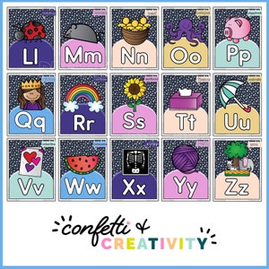 Space Classroom Alphabet Posters | Alphabet Display | Animal Alphabet ...