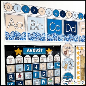 Ocean Classroom Alphabet Posters | Ocean Classroom Decor | Alphabet ...