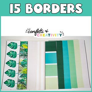 PRINTABLE Tropical Bulletin Board Borders | Bulletin Board Display ...