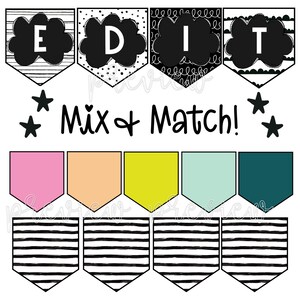 Editable Classroom Welcome Banner | Bold Brights Classroom Decor ...