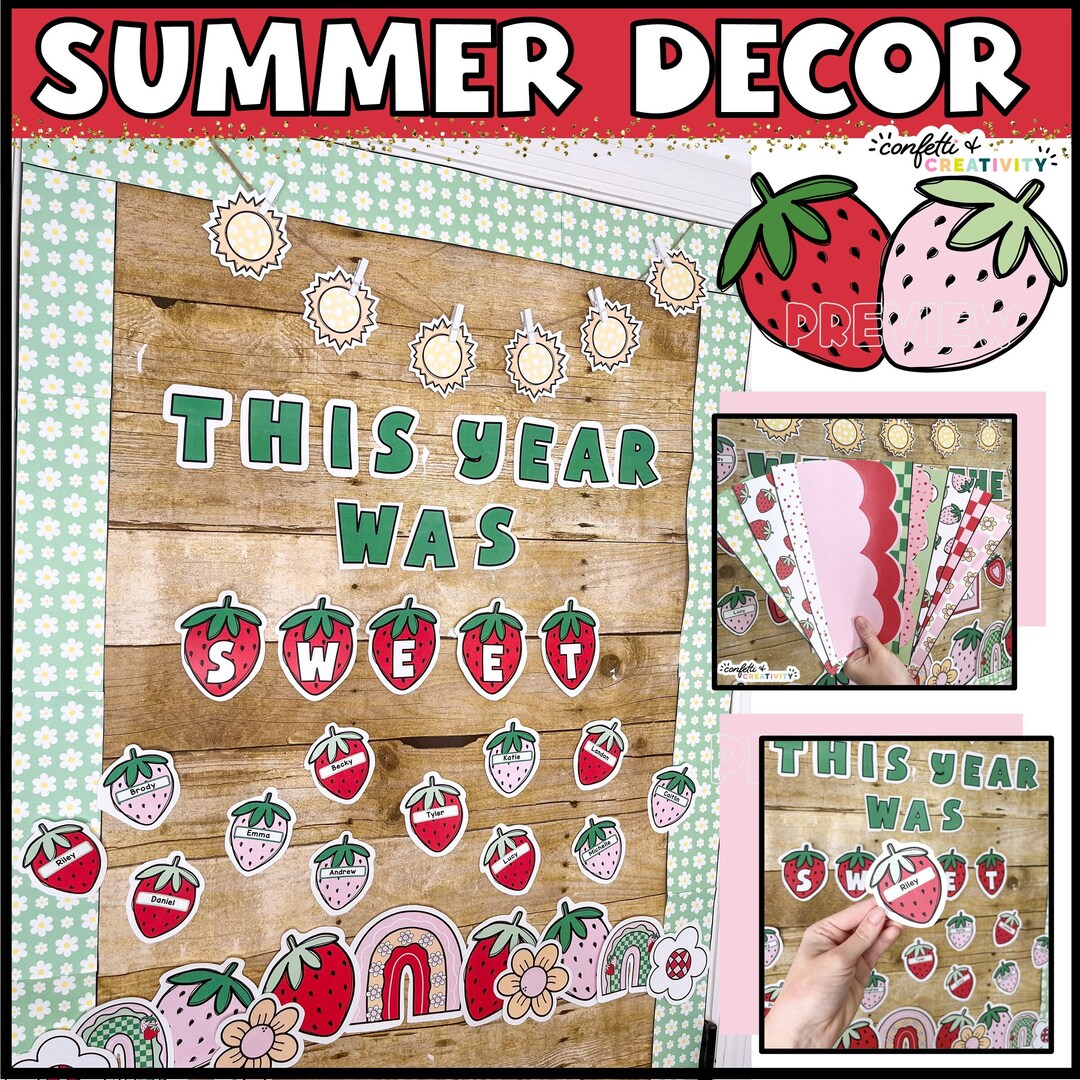 Summer Classroom Door Decor Kit | Summer Classroom Decor | Classroom ...