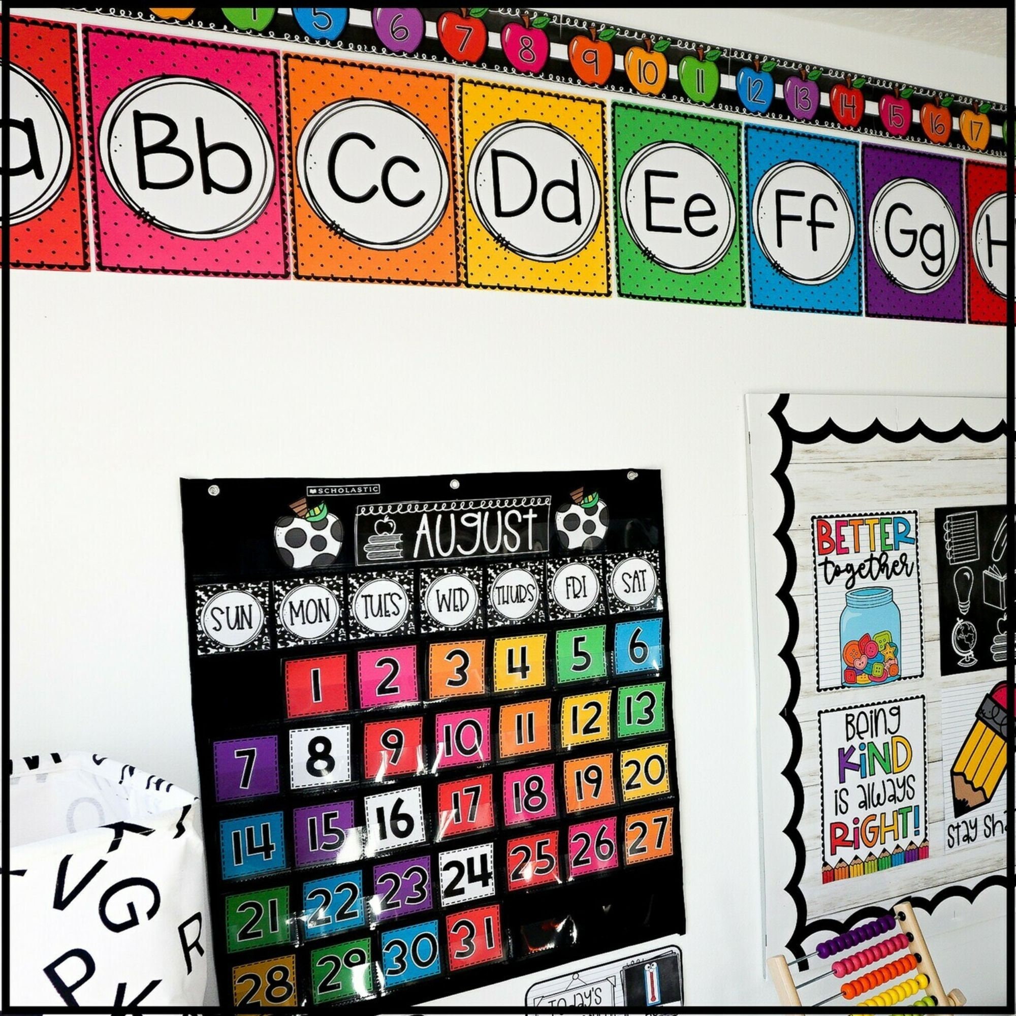 Bright Alphabet Posters for the Classroom Classroom Decor - Etsy Australia