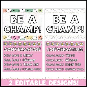 Retro CHAMPS Posters | Colorful Classroom Decor | Classroom Management ...