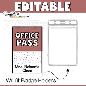 PRINTABLE Classroom Hall Passes | Personalized Classroom Hall Pass ...