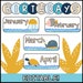 Ocean Classroom Birthday Display | Classroom Birthday Board | Birthday ...