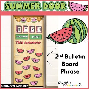 Watermelon Summer Classroom Door Decor Kit (digital Download) - Etsy