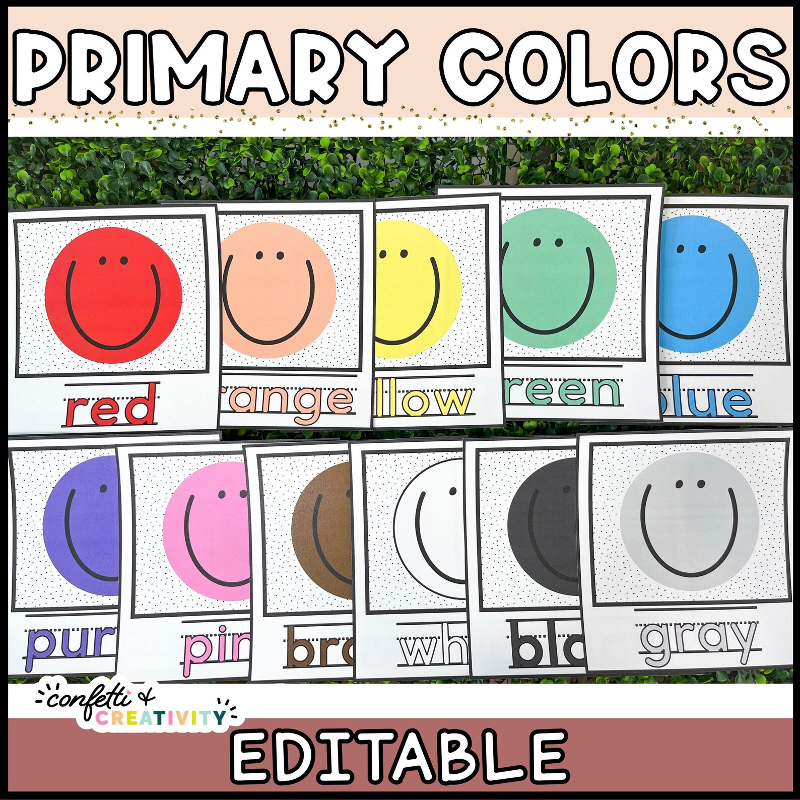 Classroom Primary Color Posters: Elementary Decor (digital Download) - Etsy